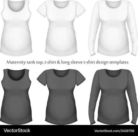 Maternity Clothes Royalty Free Vector Image Vectorstock