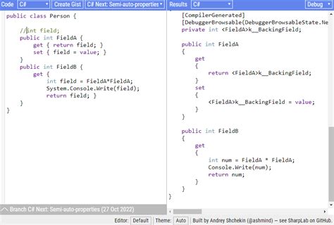 c 13 semi auto properties ndepend blog