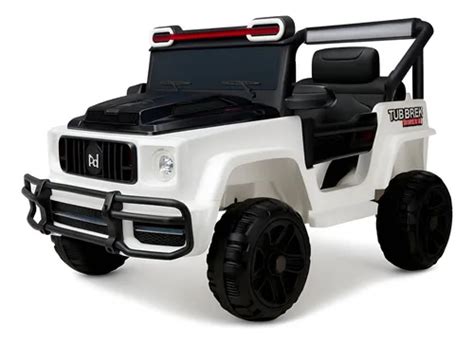 Carrinho Elétrico Intatil Brabus 12v Remote Cor Branco Parcelamento