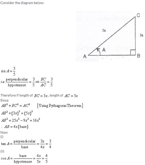 Selina Concise Mathematics Class 9 Icse Solutions Trigonometrical Ratios Ml Aggarwal Solutions