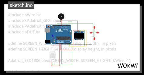 temp oled allarm wokwi esp32 stm32 arduino simulator