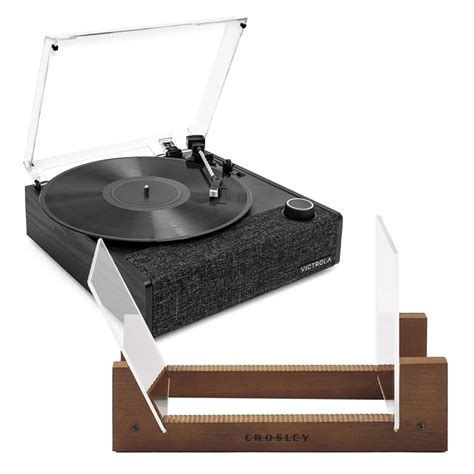 Victrola Eastwood Ii Black Turntable And Storage Display