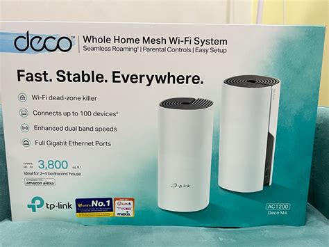 TP Link Deco M4 AC1200 Mesh Router Computers Tech Parts Accessories Networking On Carousell