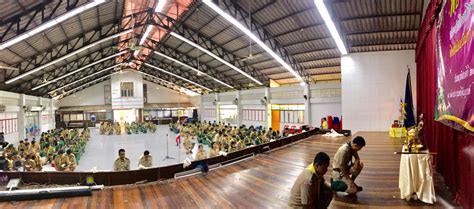 พิธีเปิดกองลูกเสือ วิทยาลัยการอาชีพนายายอาม