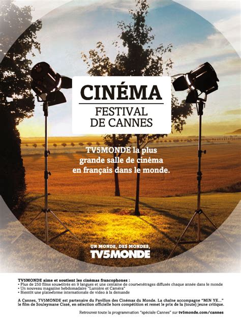 Publicité Et Fle Parler De Limplication De Tv5monde Dans Le Monde Du Cinéma En Cours De