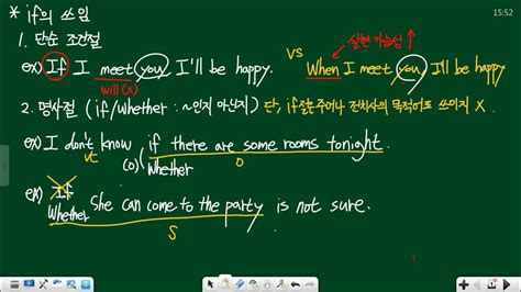 중3 영문법 If의 쓰임과 가정법 과거의 이해 Youtube