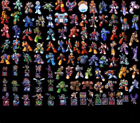 Favorite Megaman Boss Pixel Art Mega Man Character