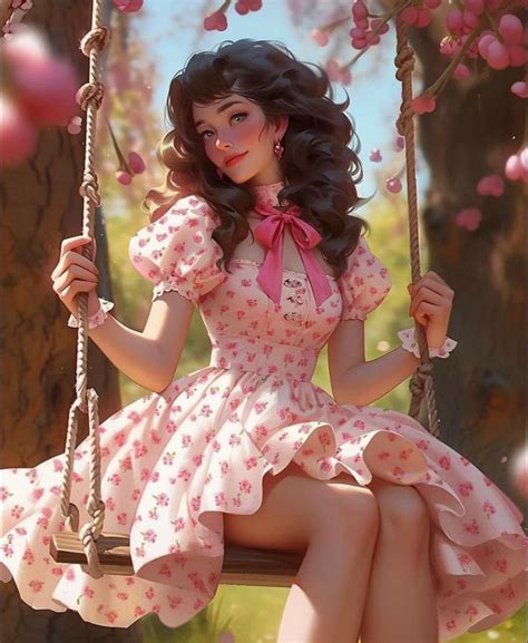 Pin By Winny Ness On 春夏 Art Dress Digital Art Girl Girly Dresses