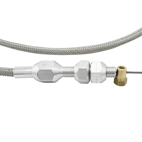 6051 Throttle Cable Ls1 48″ Long Braided Stainless Steel