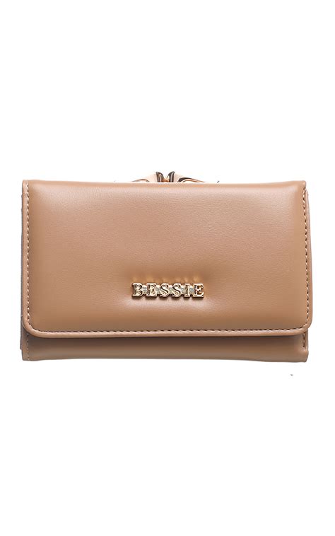 BESSIE LONDON SMALL GOLD CLASP PURSE