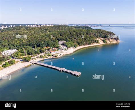Gdynia Orlowo Aerial View Stock Photo Alamy