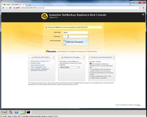 NetBackup Appliance Initial Configuration Using The Web UI YouTube