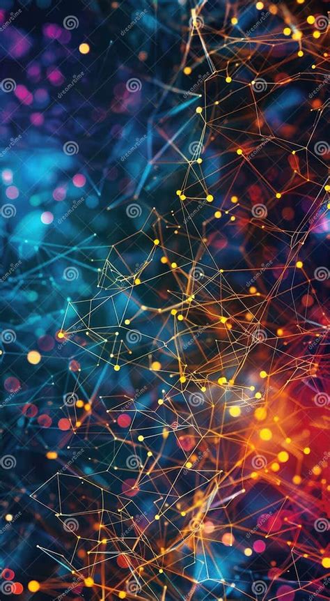 Colorful Neural Connections Symbolizing Emotional Intelligence And Happiness In Abstract