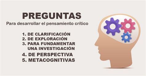 Preguntas Para Desarrollar El Pensamiento Crítico En Los Estudiantes