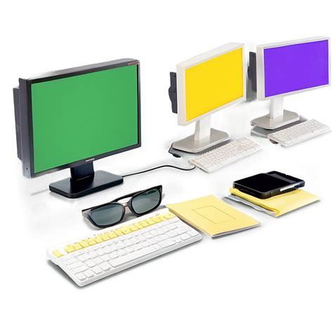 Professional Computer Setup Mockup Png 06282024 Png Image