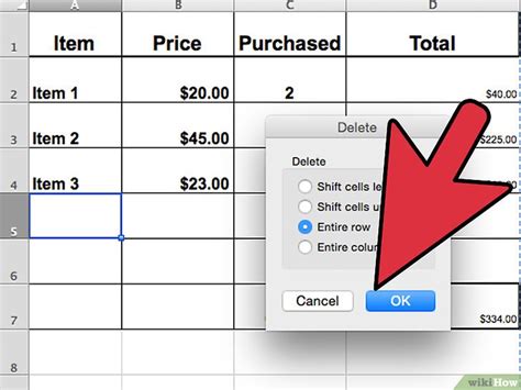 Cómo eliminar filas vacías en Excel pasos