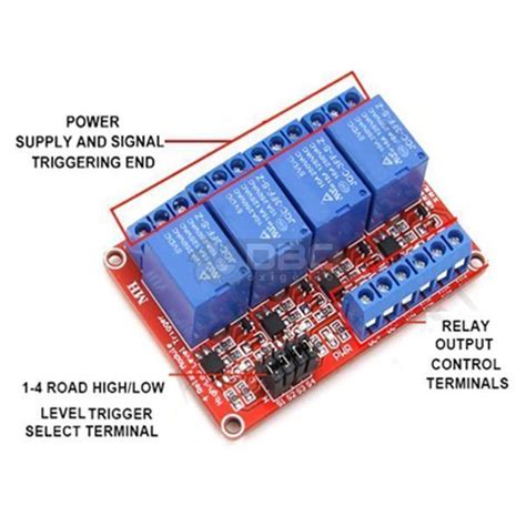 Módulo Relé 4 Canais 12v