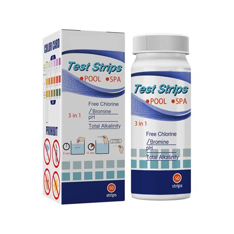 Pool Test Paper Ph Test To Detect Water Acidity And Alkalinity