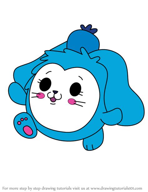 How To Draw Folly The Bunny From Pikmi Pops Pikmi Pops Step By Step