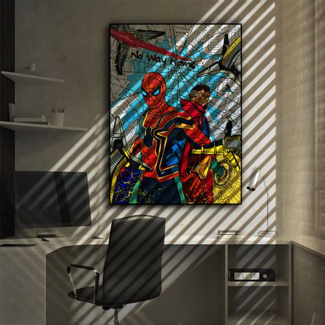 Человек Паук Нет Пути Домой в стиле Абстракция Академический