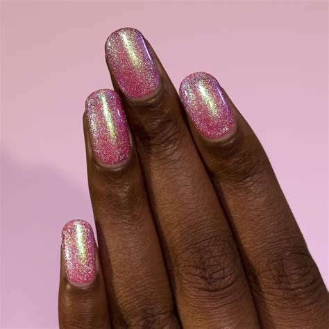Ilnp Pixie Party Luminous Pink Shimmer Nail Polish