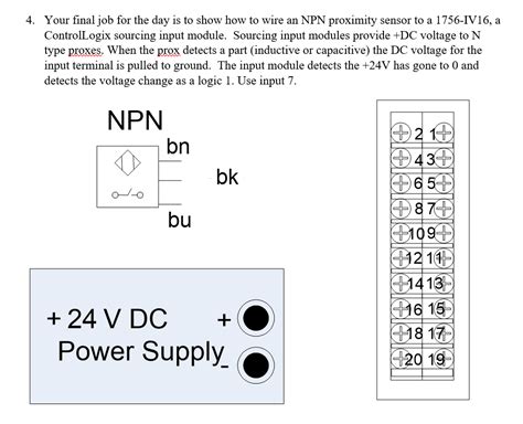 Solved Your Final Job For The Day Is To Show How To Wire An
