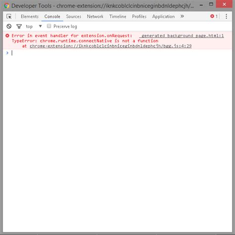 nnectnative generates uncaught typeerror undefined is