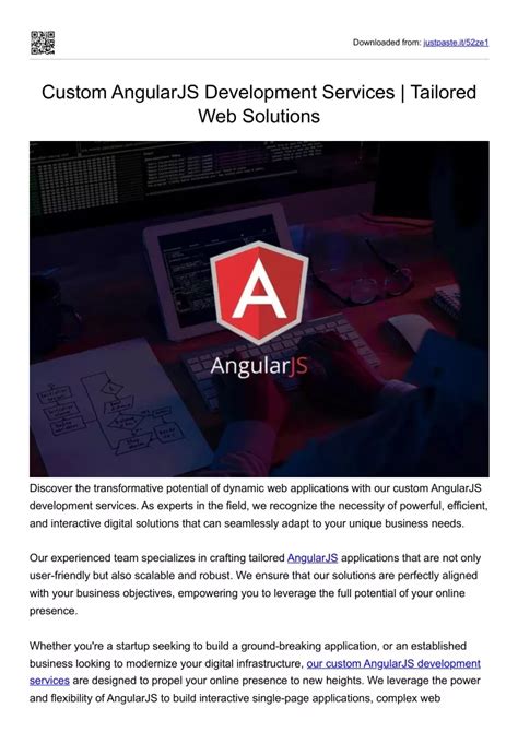 Ppt Custom Angularjs Development Services Tailored Web Solutions