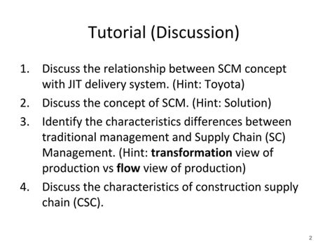 Cscm Tutorial 8 Ppt Construction Industry Industries
