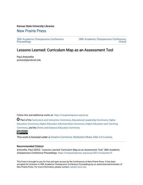 Solution Lessons Learned Curriculum Map As An Assessment Tool Studypool