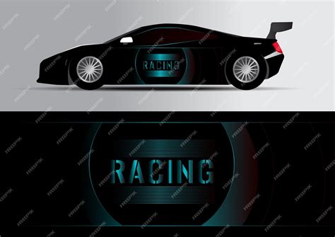 Premium Vector Sport Car Decal Stripes Car Tuning Stickers Speed Racing Stripes Red Markings