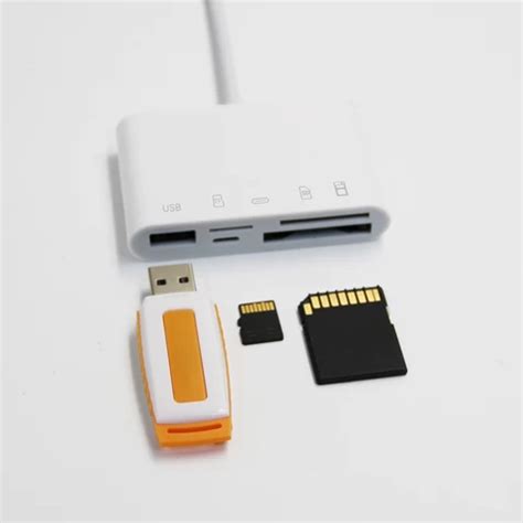 Buy Card Reader Adapter With Lightning Male To Usb3 0 Xqd Sd Tf Card Lightning Female From Union