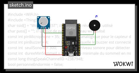 Capteur Buzzer Copy Wokwi Esp32 Stm32 Arduino Simulator