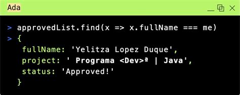 Ada B3 Desenvolvimentojava Aprovado Crescimentoprofissional
