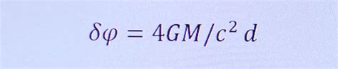 Calculating Light Deflection Using General Relativity Geeking Out With Dave