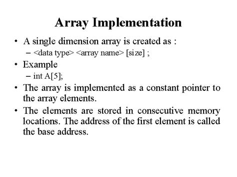 Unit Ii Linear Data Structures Using Sequential Organization