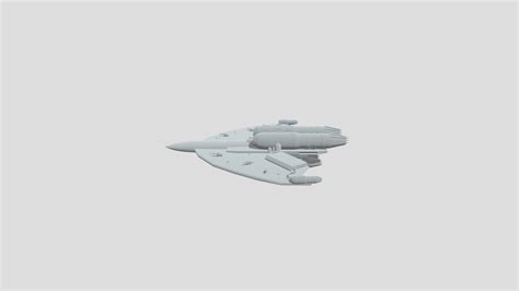 Sci Fi Spaceship 3d Model By Thorium Thorium31 [e47b838] Sketchfab