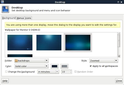 Xfce Xfdesktop 4 11 Usage Xfce Docs