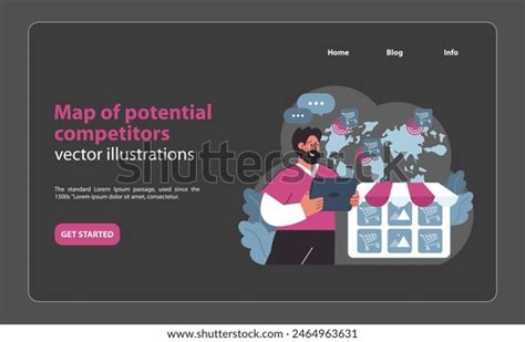 2 contend digital segmentation stock vectors and vector art shutterstock