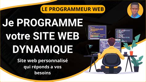 je vais créer un site web dynamique avec base de données pour