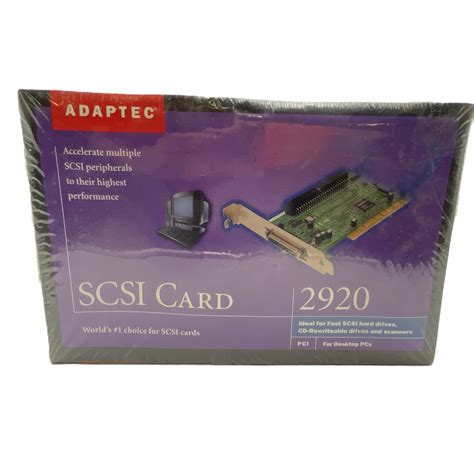 Adaptec Aha 2920 Pci To Scsi Host Controller Adapter New Reupstock