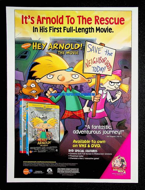 Hey Arnold The Movie Poster Hey Arnold The Movie｜catchplay Watch
