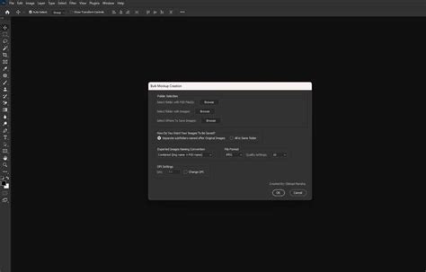Automated Photoshop Script For File Edits Freelancer