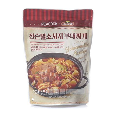 피코크 쟌슨빌 소시지 부대찌개 500g 이마트몰 Sausage Stew Spicy Sausage Food