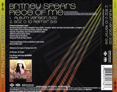 Britney Spears Blackout Album And Singles Cover Art Fonts In Use