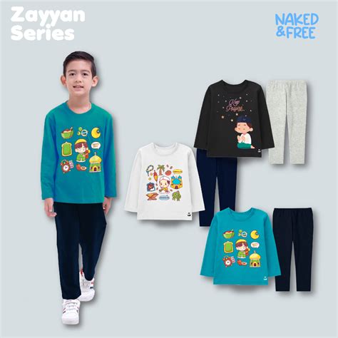 Katun Naked And Free ชุดมุสลิมยาว สําหรับเด็กผู้ชาย Dannis Series