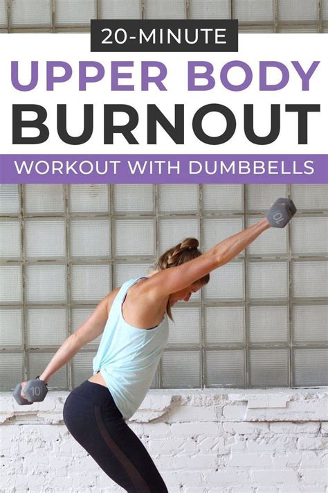 Upper Body Superset Workout Artofit
