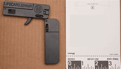 Police Seize Credit Card Sized Gun After Drive By Shooting Crash In