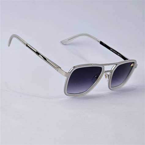 Square Aviators Lacoste 9003 Silver White Unisex Unjaded