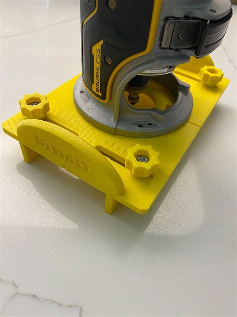 Dewalt Dcw600 Dwp611 Router Base Jig For Making Mortises Slot